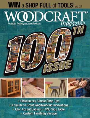 Woodcraft Magazine Celebrates 100th Issue with Giveaway