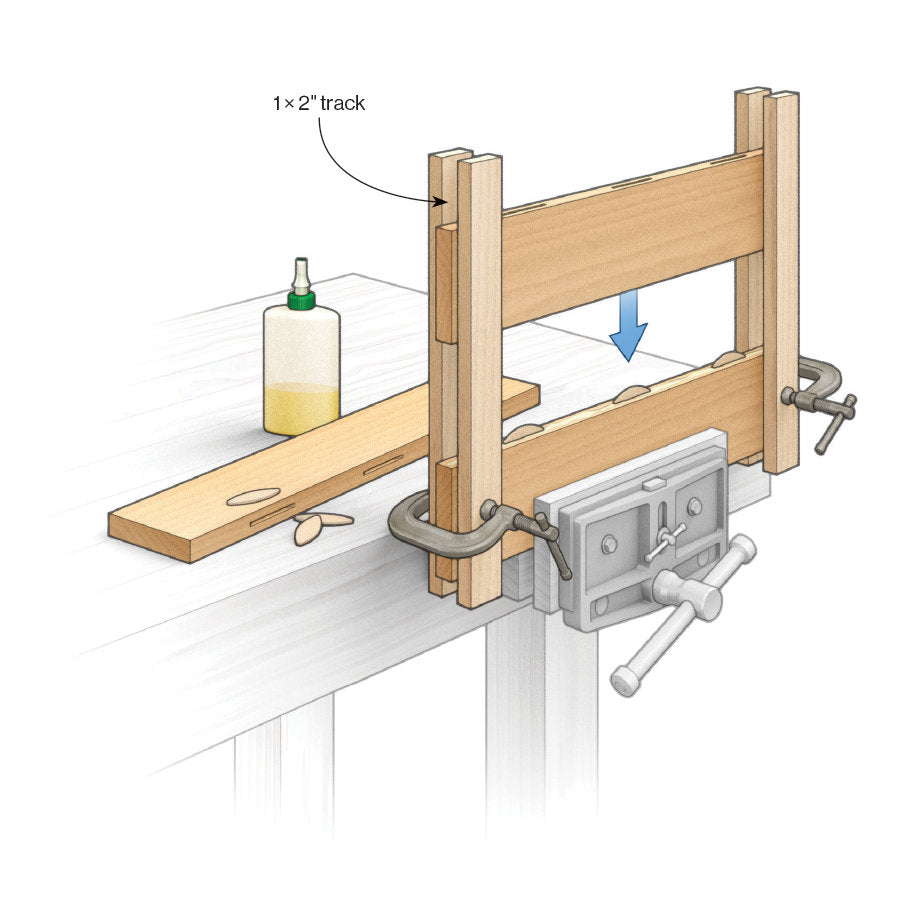 Tips & Tricks: Vertical edge gluing | Woodcraft