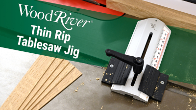 WoodRiver Thin Rip Table Saw Jig: Make Thin Strips Safely | Woodcraft