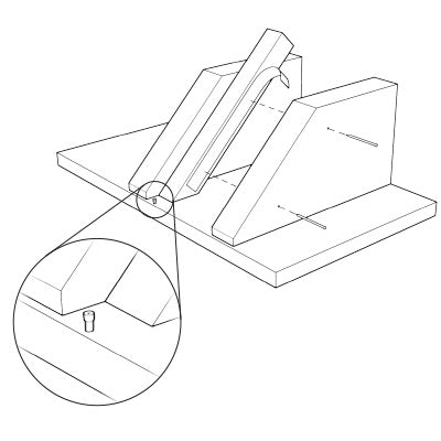 Chamfer-Sanding Jig | Woodcraft