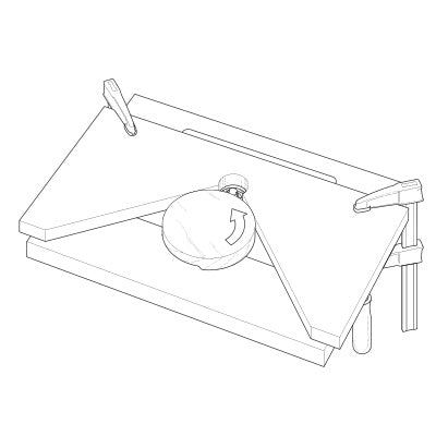Angled Fence for Routing Discs | Woodcraft