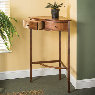 Curvaceous Corner Table | Woodcraft