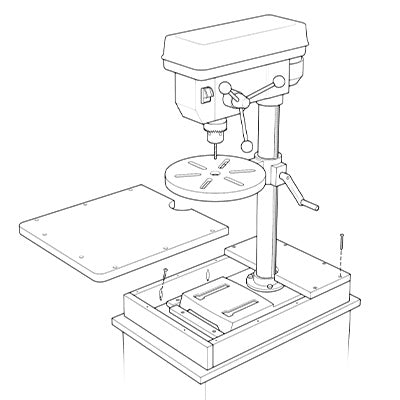 Tips & Tricks: Drill press base platform | Woodcraft