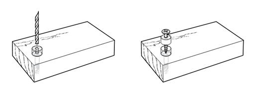 Drywall Screw Fixes Wooden Plug Coverup | Woodcraft