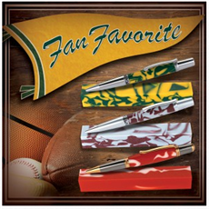 Woodcraft Introduces Acrylic Pen Blanks in 16 Sports Color Combos