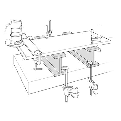 Tips & Tricks Issue 84: A Helpful Lift from I-Beams Risers | Woodcraft