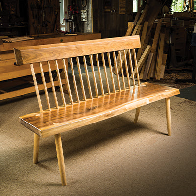 Build a Custom Live-Edge Bench | Woodcraft