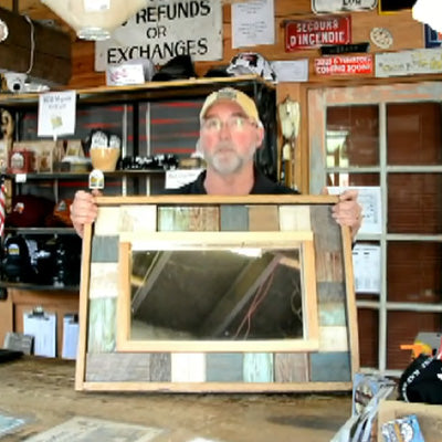 Reclaimed & Upcycled Barn Wood Mirror by Black Dog Salvage & Woodcraft