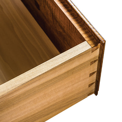 Rabbeted, half-blind dovetail drawers | Woodcraft