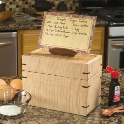 Recipe Card Box | Woodcraft