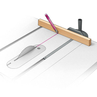 Tips & Tricks: Precision reference line | Woodcraft