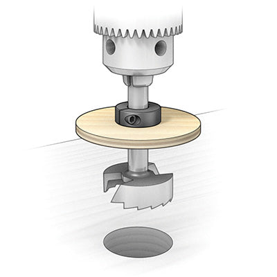 Woodworking Hack: Stop Collar Trick for Forstner Bits | Woodcraft