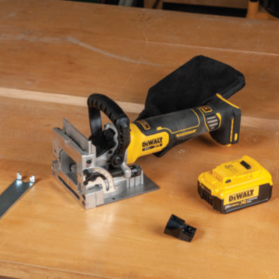 Tool Reviews (+Hot New Tools): DeWalt 20V Max XR Biscuit Joiner | Woodcraft