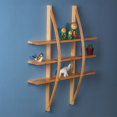 Bow-front Wall Shelf | Woodcraft
