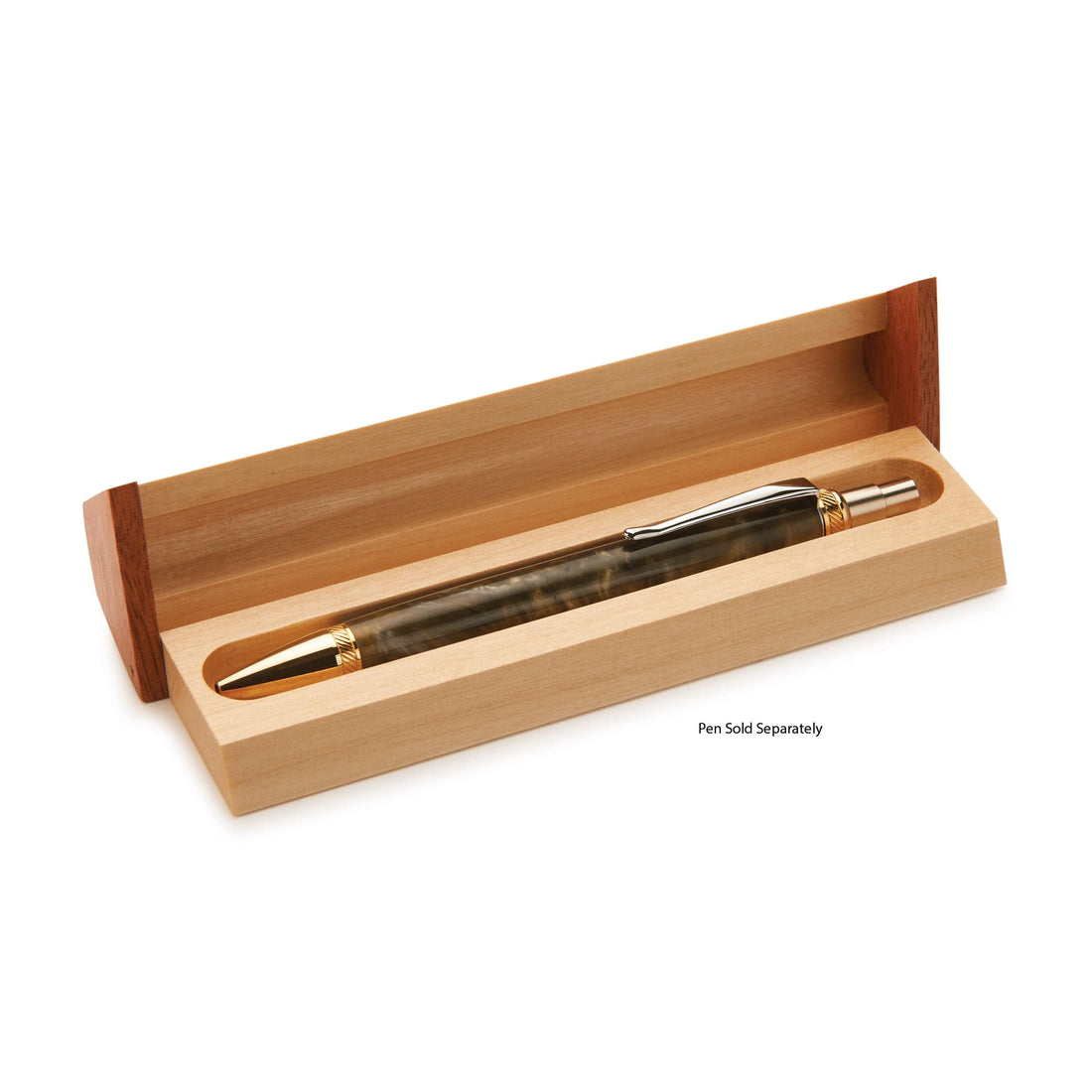 WoodRiver Maple Trapezoid Case for Writing Instruments | Woodcraft