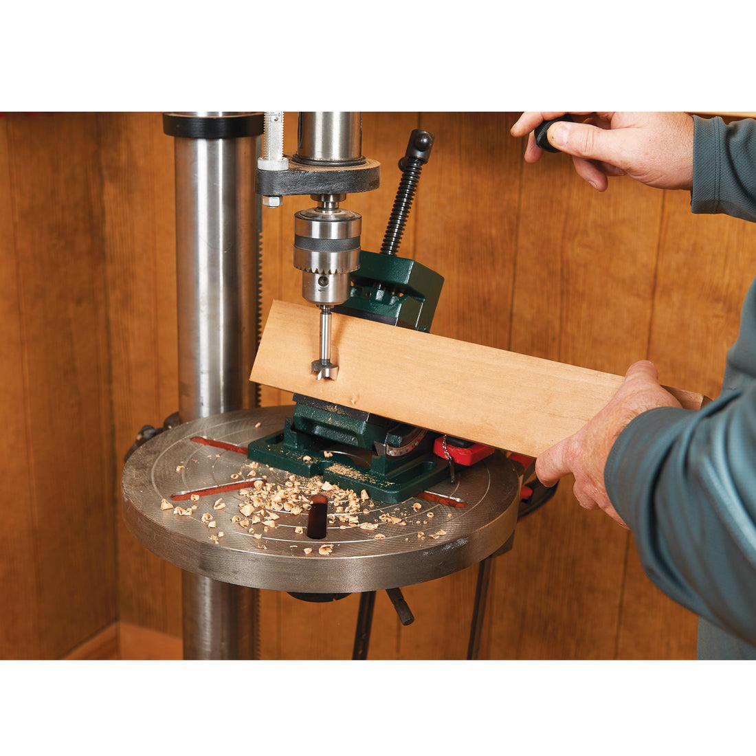 WoodRiver Vise With Angle Adjustment , (QH80) | Woodcraft