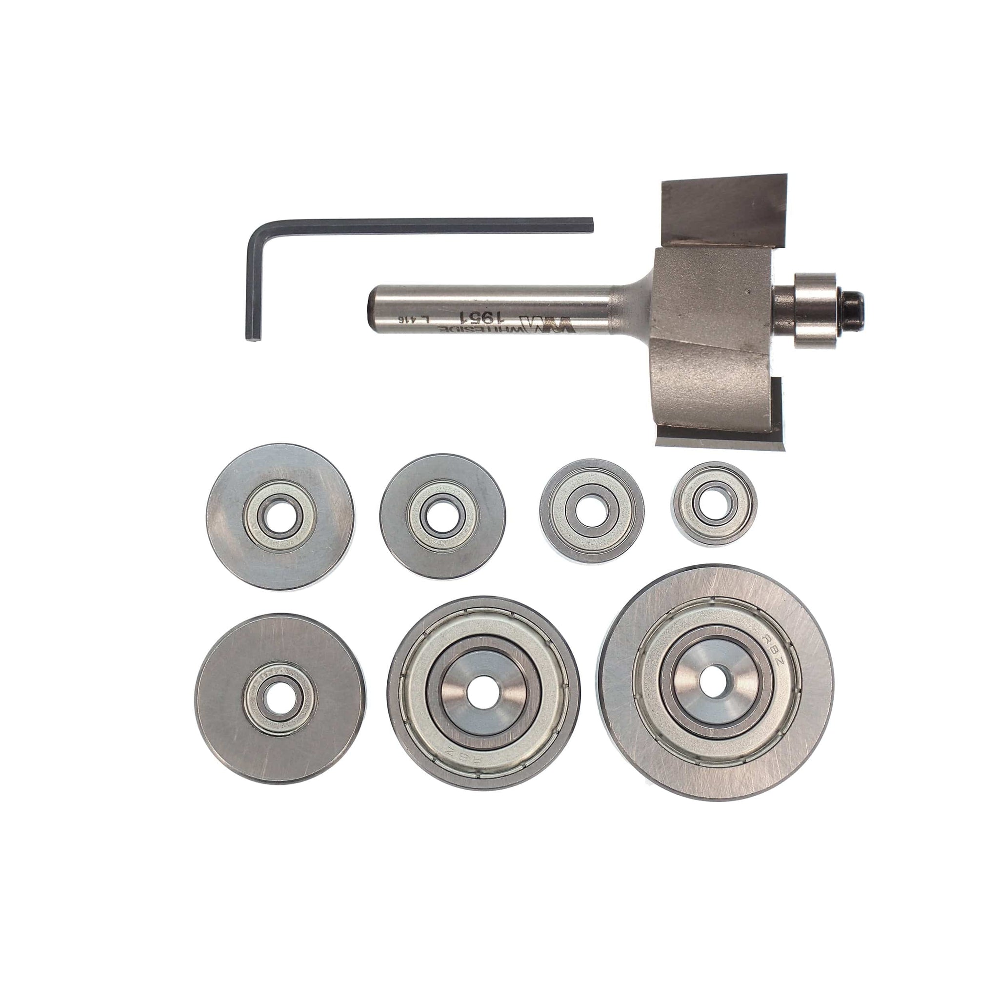 Whiteside 1952 Rabbeting Router Bit Set 1/4" Shank | Woodcraft