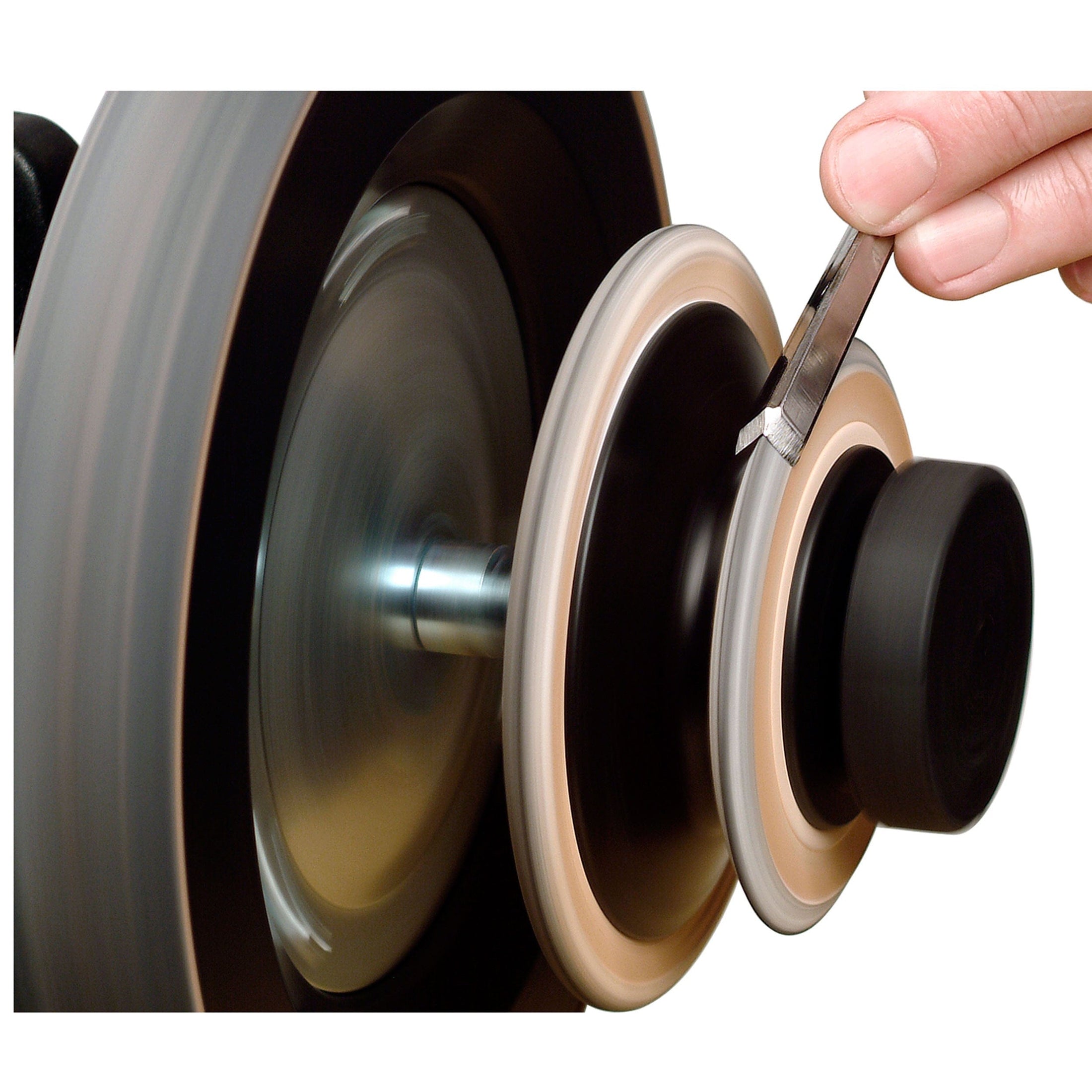 Buy Profiled Leather Honing Wheel at Woodcraft