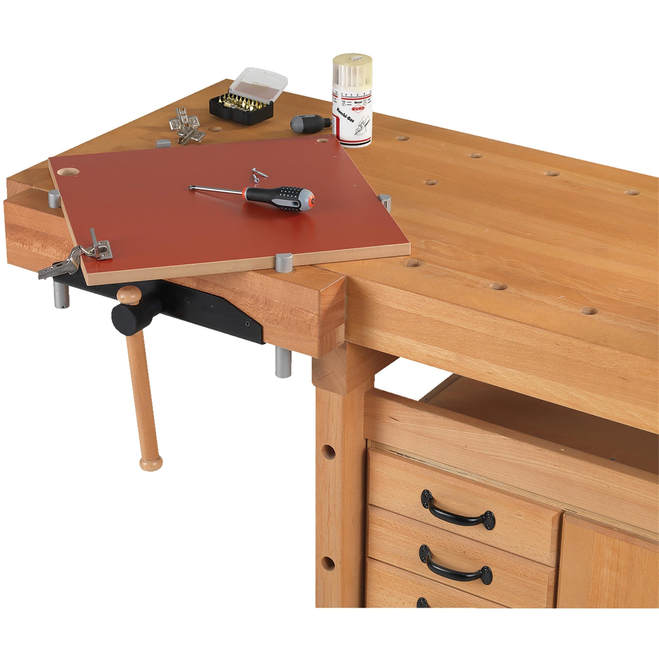 Sjobergs SJÖBERGS Aluminum Bench Dogs 1" - 4 Pack , (33289) | Woodcraft