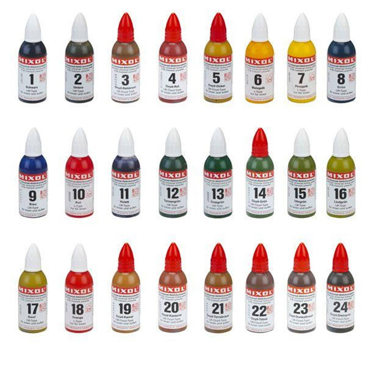 Mixol Universal Pigment Kit - Assorted Colors | Woodcraft