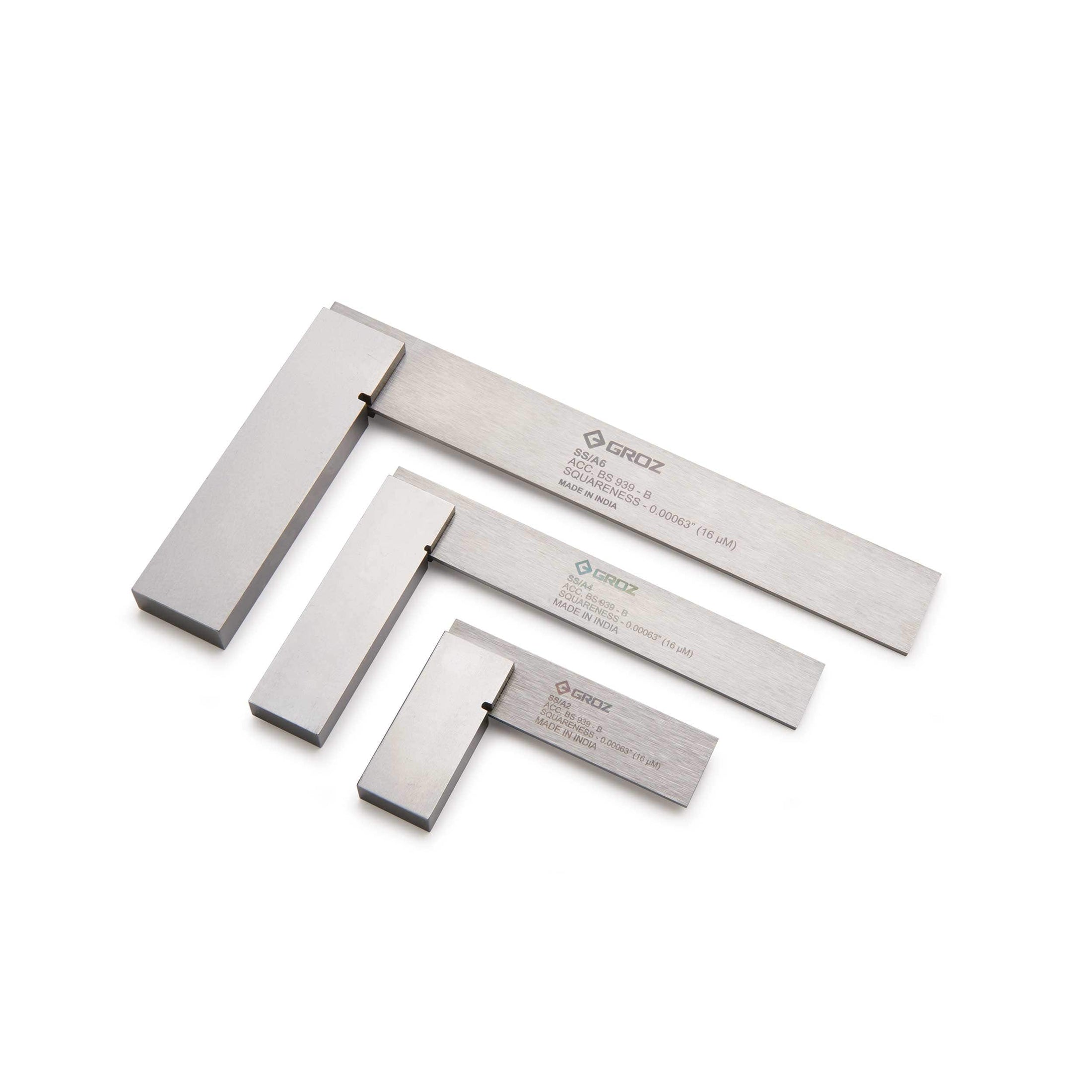 Groz Stainless Steel Engineers' Square | Woodcraft