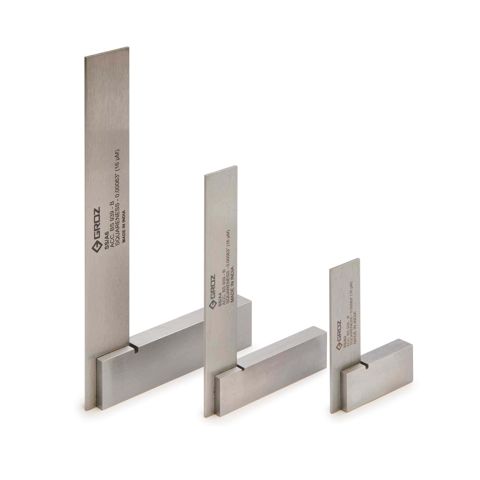 Groz Stainless Steel Engineers' Square | Woodcraft
