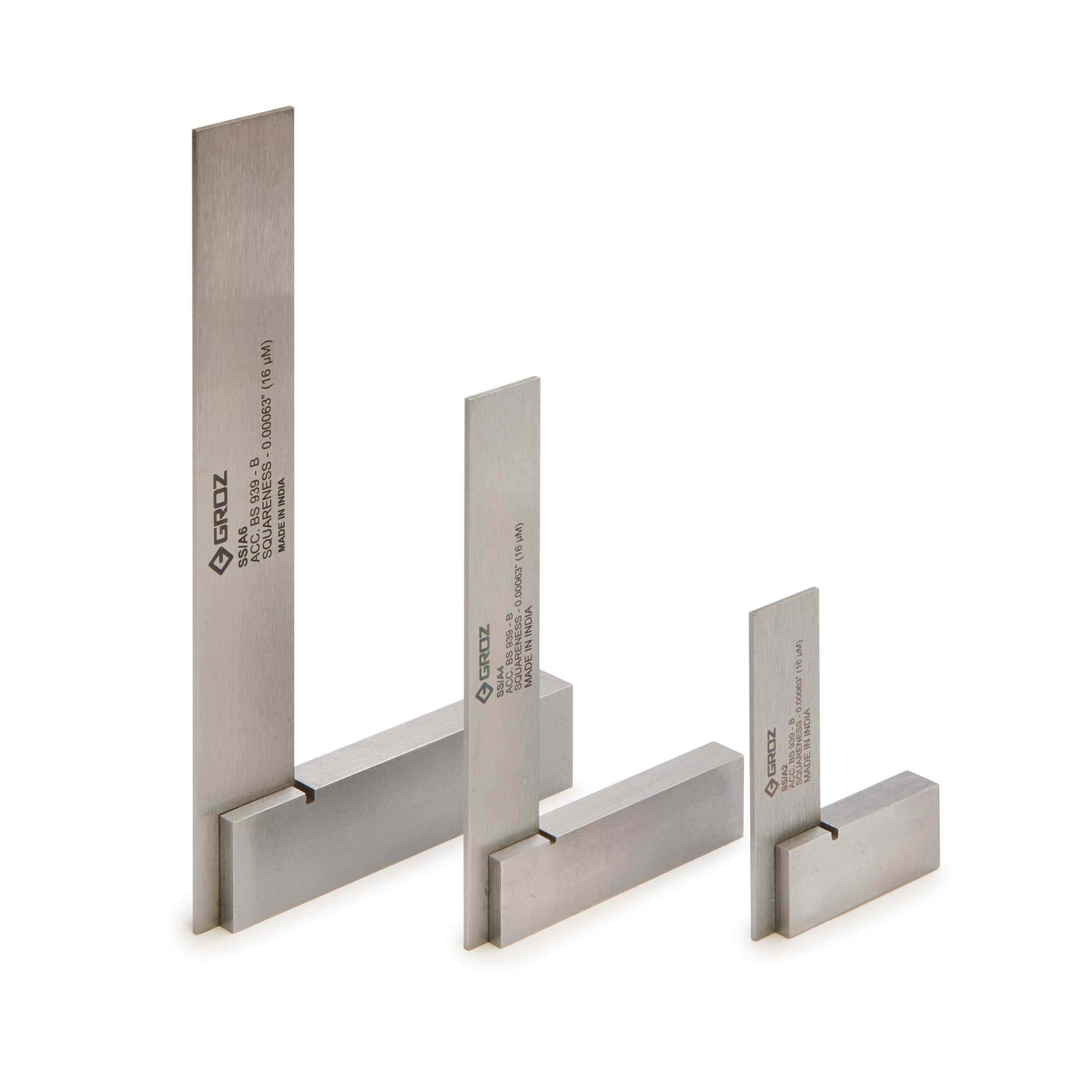 Groz Stainless Steel Engineers' Square | Woodcraft