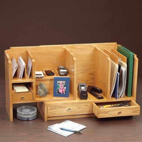 Woodcraft Magazine Fits-All Desktop Organizer - Downloadable Plan ...