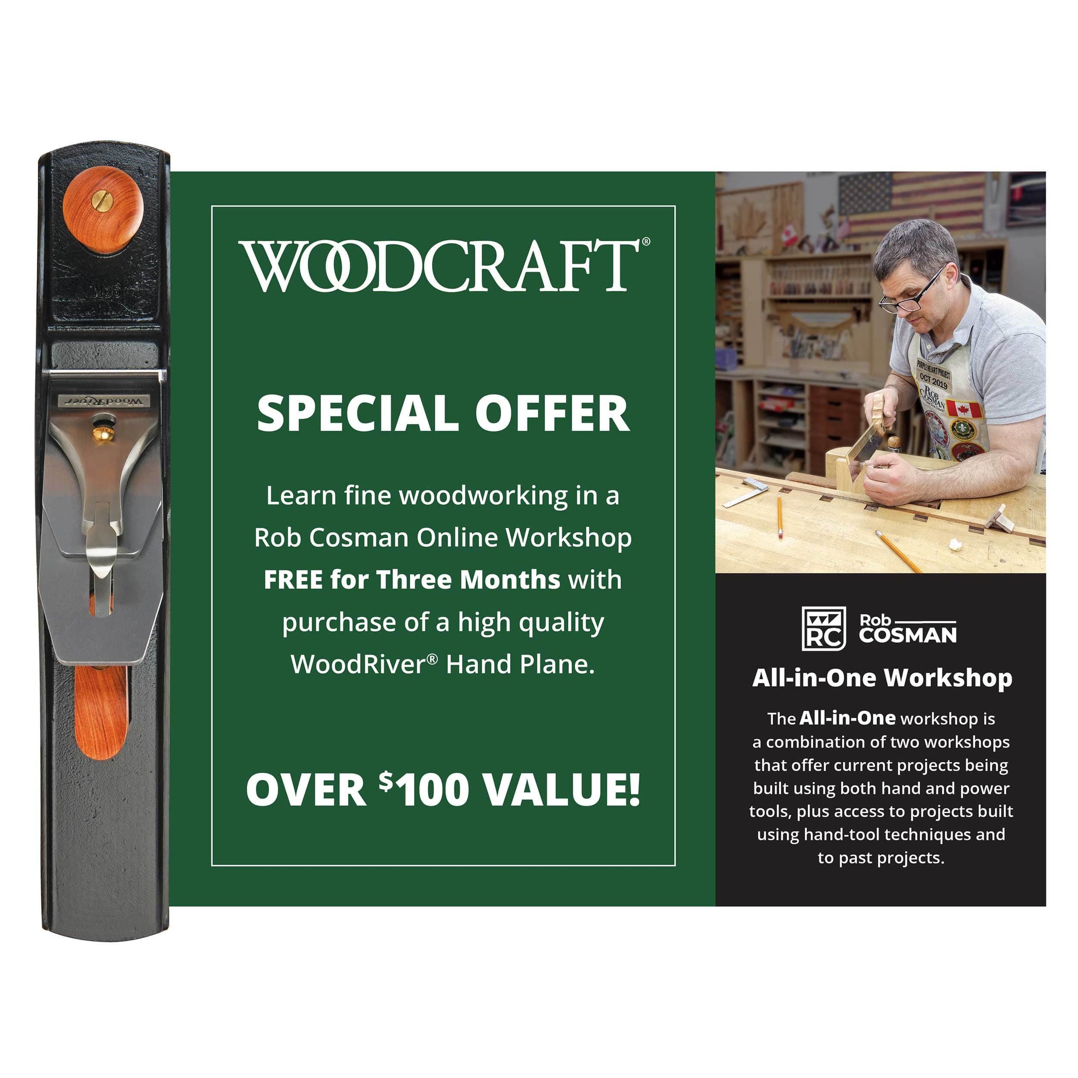 WoodRiver Small Chisel Plane | Woodcraft