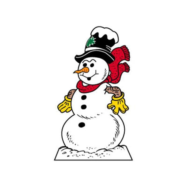 Woodcraft Woodworking Project Paper Plan to Build Large Snowman , (YS-100)