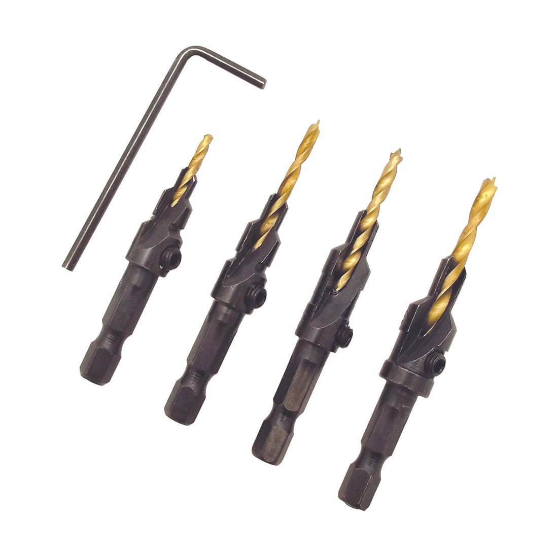 Milescraft CounterBit Countersink Drill Bit Set - 4 Piece | Woodcraft