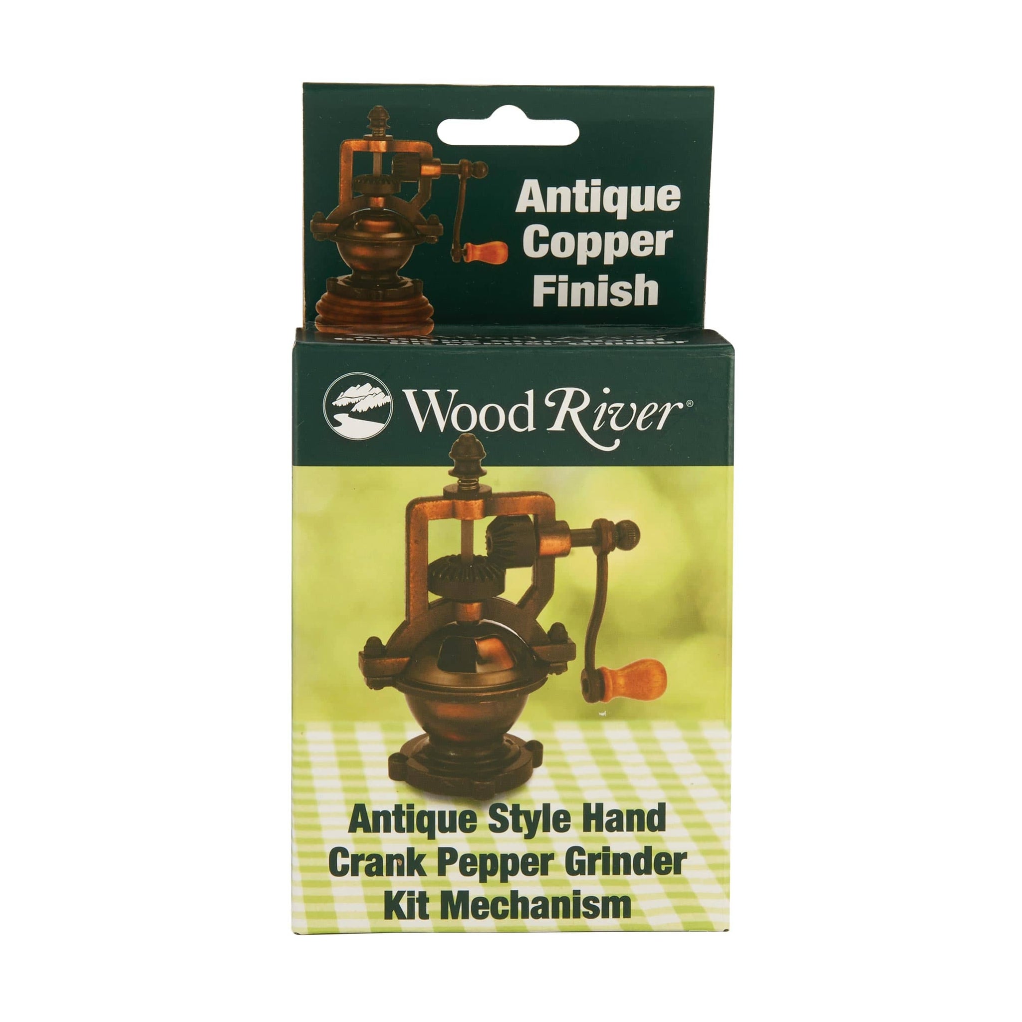 WoodRiver Antique Style Hand Crank Pepper Grinder Kit Mechanism | Woodcraft