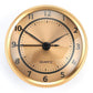 Primex Clock Fit-up-Arabic with Dial and Brushed Gold Bezel | Woodcraft