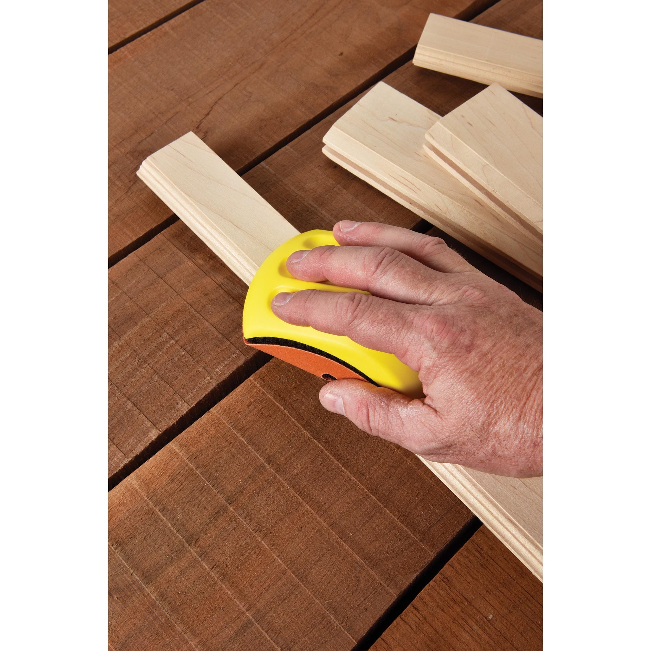 WoodRiver 5 inch Foam Hook and Loop Sanding Block | Woodcraft