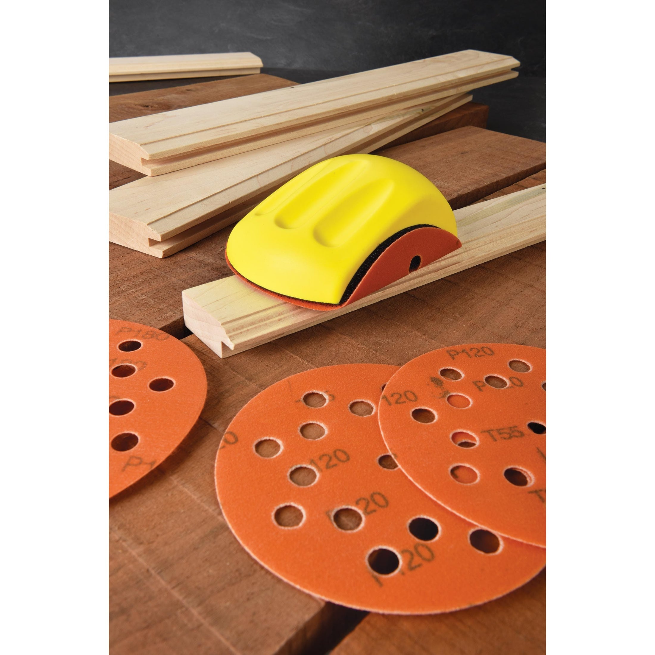 WoodRiver 5 inch Foam Hook and Loop Sanding Block | Woodcraft