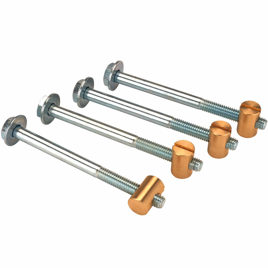 Hafele No-mortise Bed Rail Fittings Set of 4 | Woodcraft