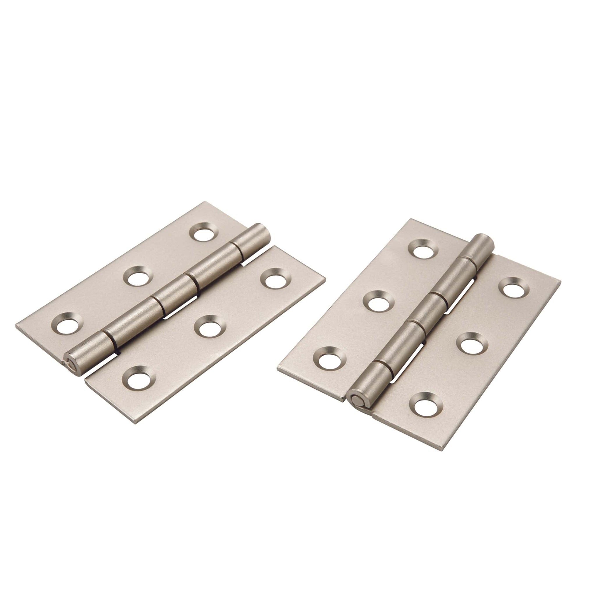 National Narrow Hinge - 2" L x 1-3/8" - Open with Screws - Pair | Woodcraft