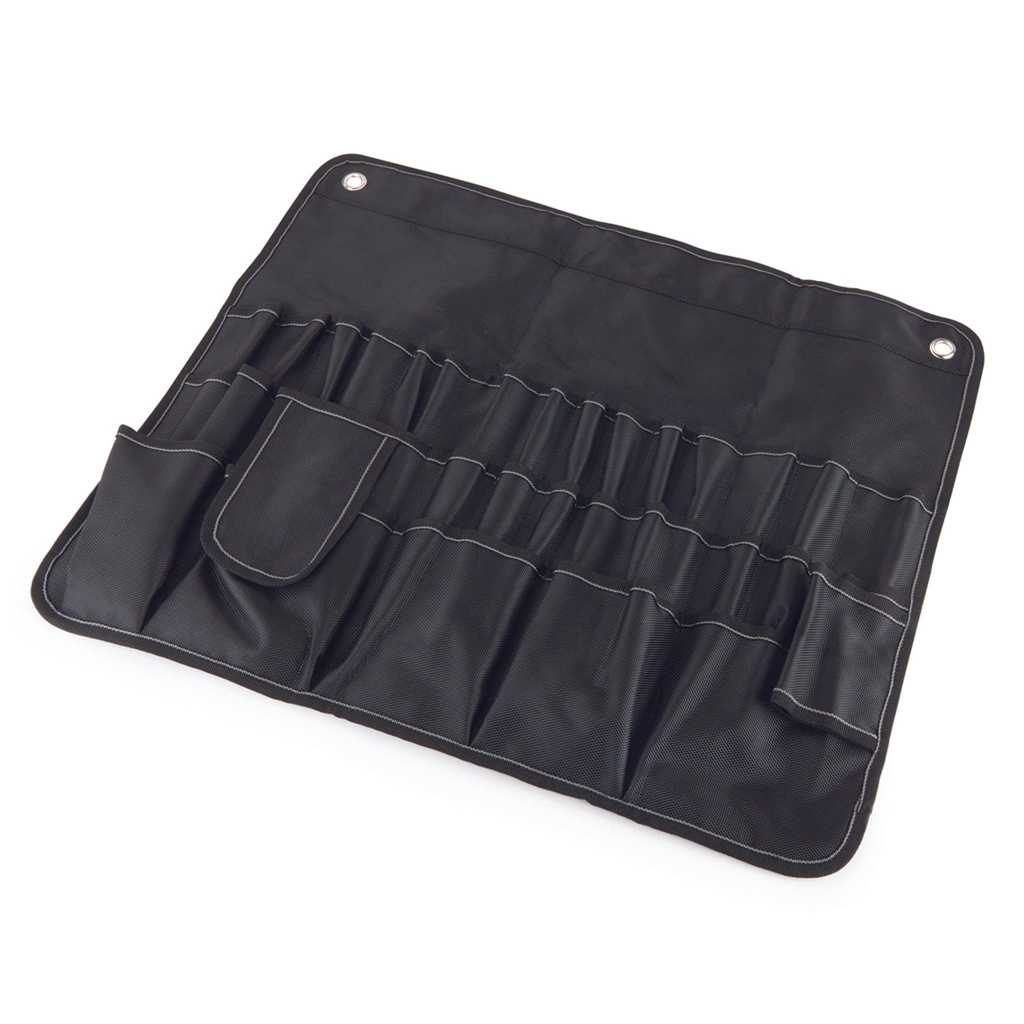 WoodRiver 30 Pocket Black Tool Roll Organizer | Woodcraft