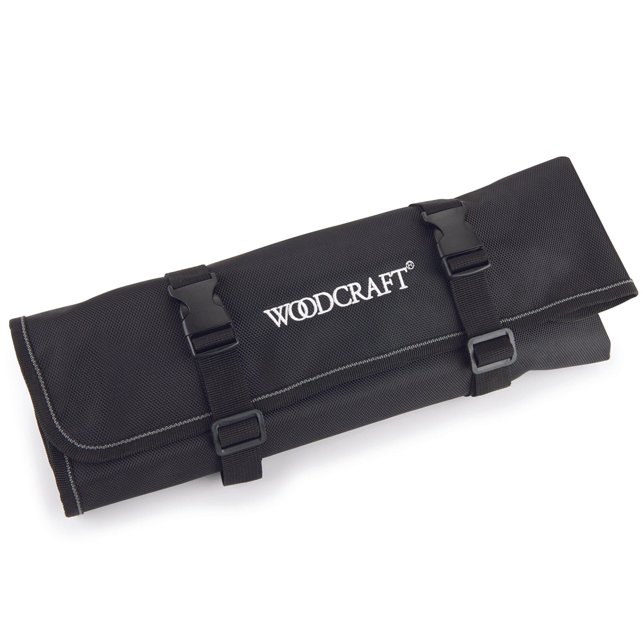 WoodRiver 30 Pocket Black Tool Roll Organizer | Woodcraft