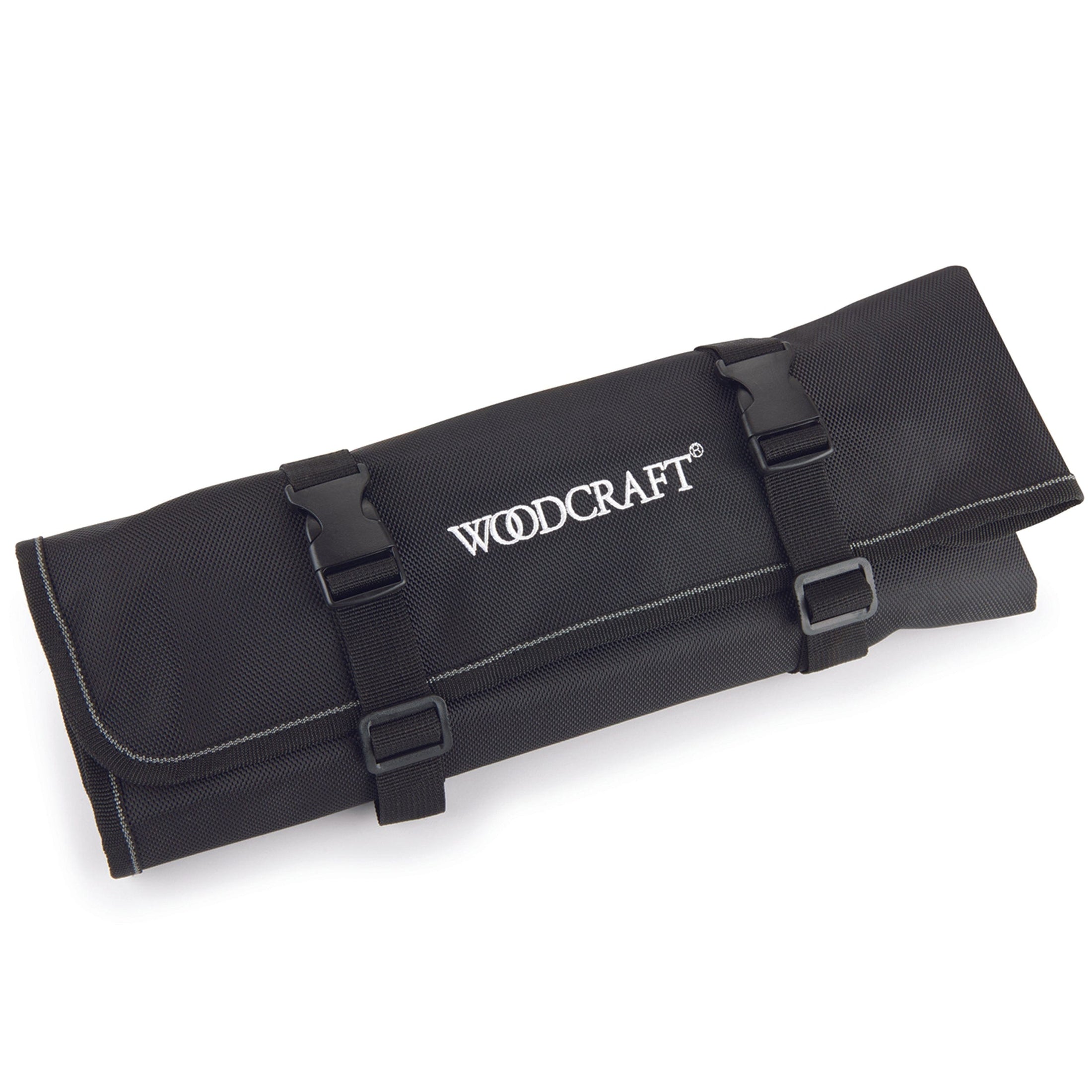 WoodRiver 30 Pocket Black Tool Roll Organizer | Woodcraft