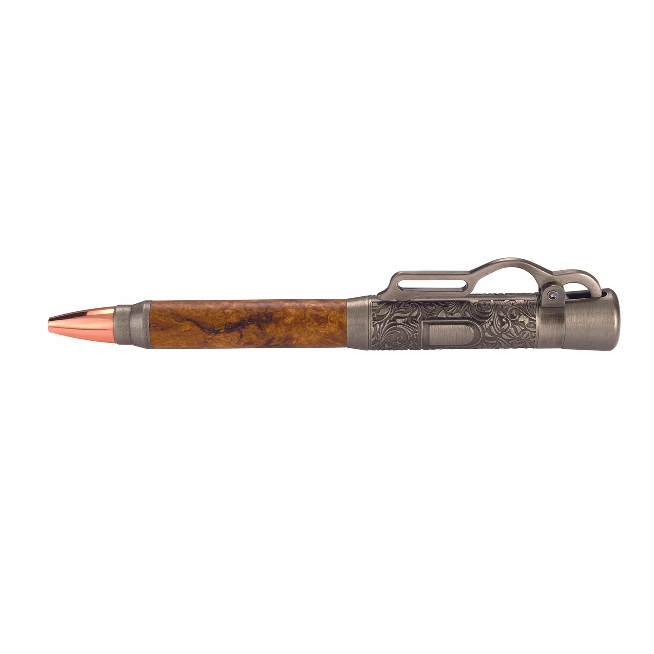WoodRiver Lever Action Ballpoint Pen Kit Antique Brass , (1501/B-AG-1 ...