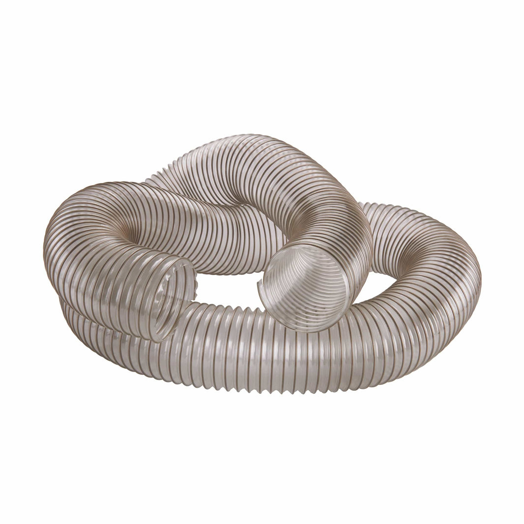 FLEXAUST Flexadux PV Clear 5" x 10' Hose for Dust Collection Systems ...