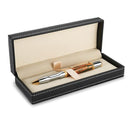 WoodRiver - Black Faux Leather Pen Case with Dual Sided Insert | Woodcraft