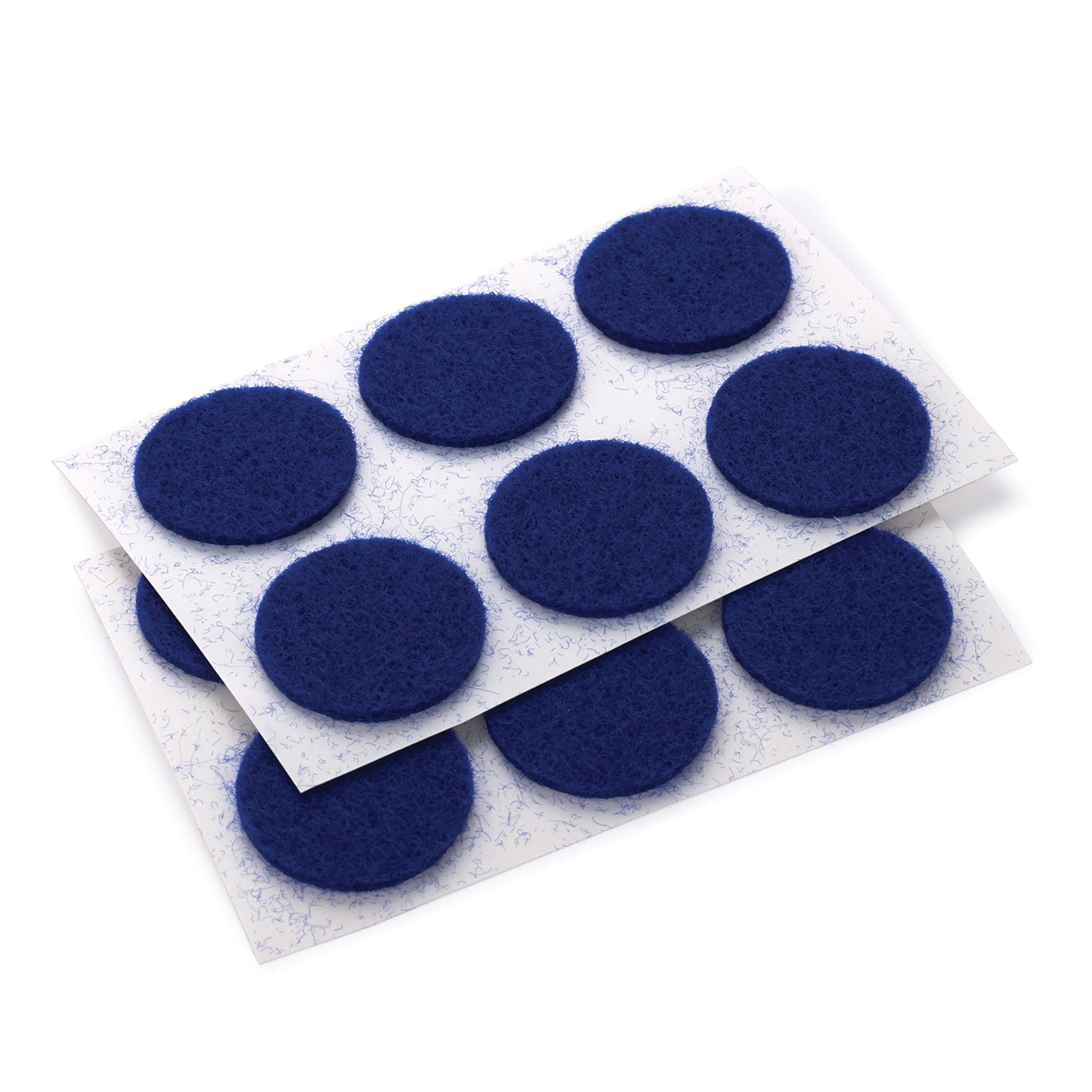 BENCO Felt Dot, Self-Adhesive, Blue 3/4" dia. 24-piece | Woodcraft