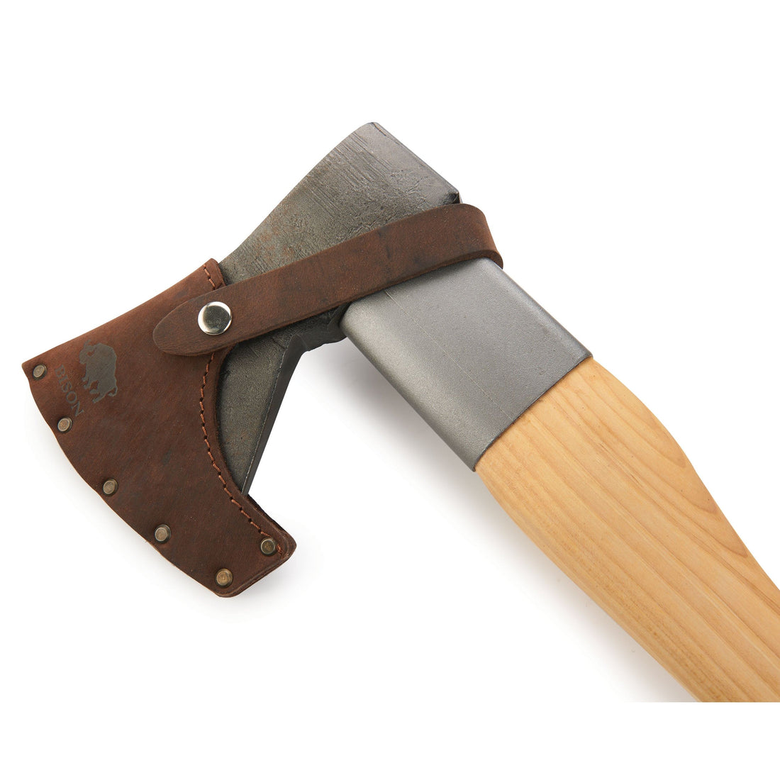 Bison German Rhine Camping and Wilderness Axe with Leather Sheath - 27. ...