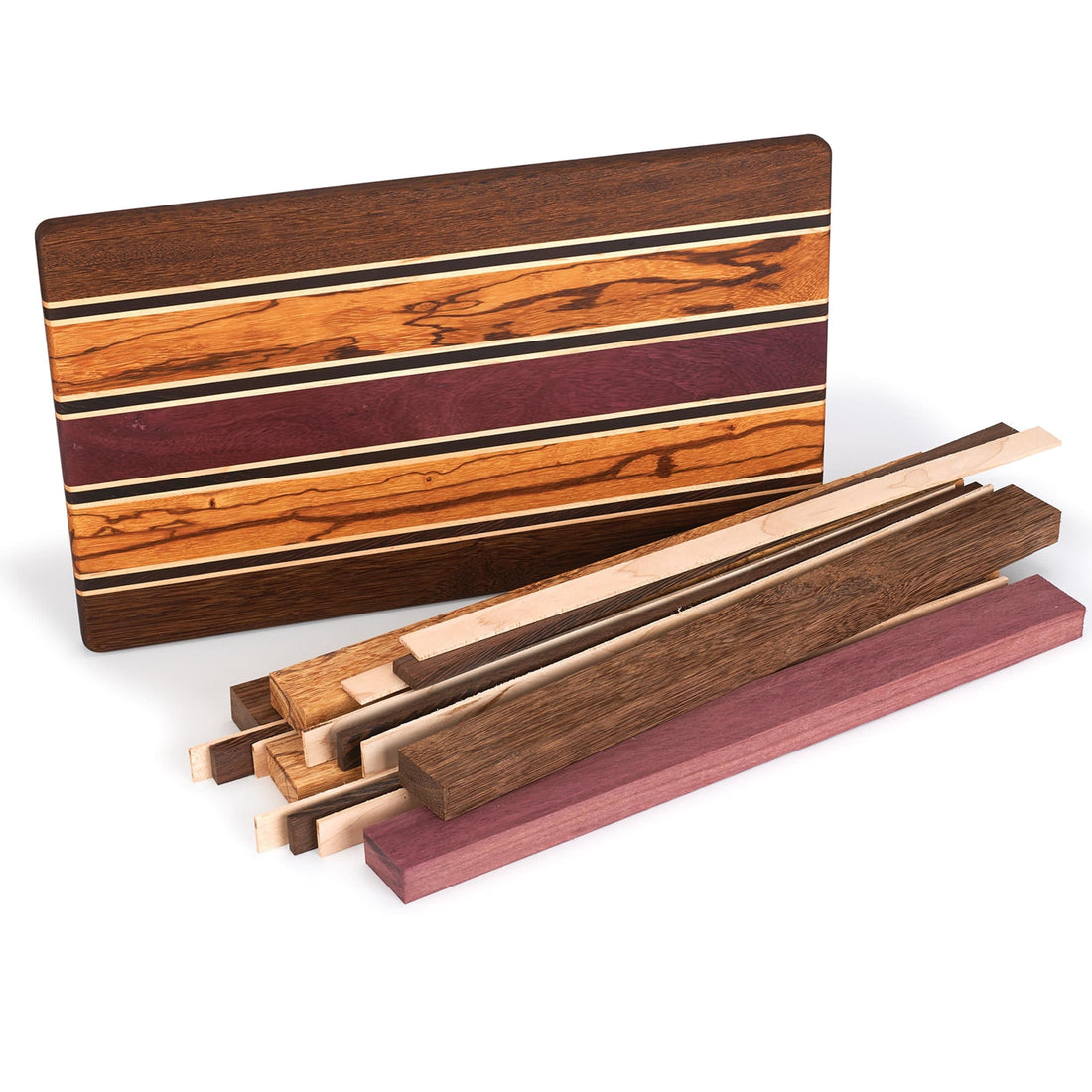 Woodcraft Woodshop Exotic Cutting Board Kit - 3/4" x 9-1/2" x 16 ...