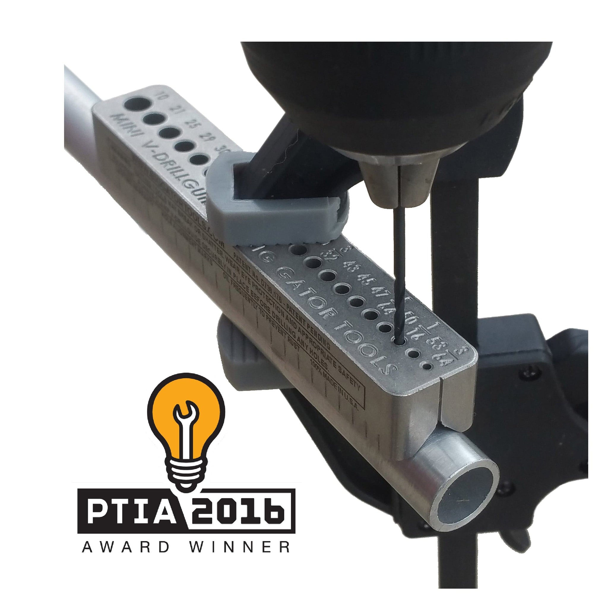 Big Gator Tools V-DrillGuide Standard Size Portable Drilling Guide ...