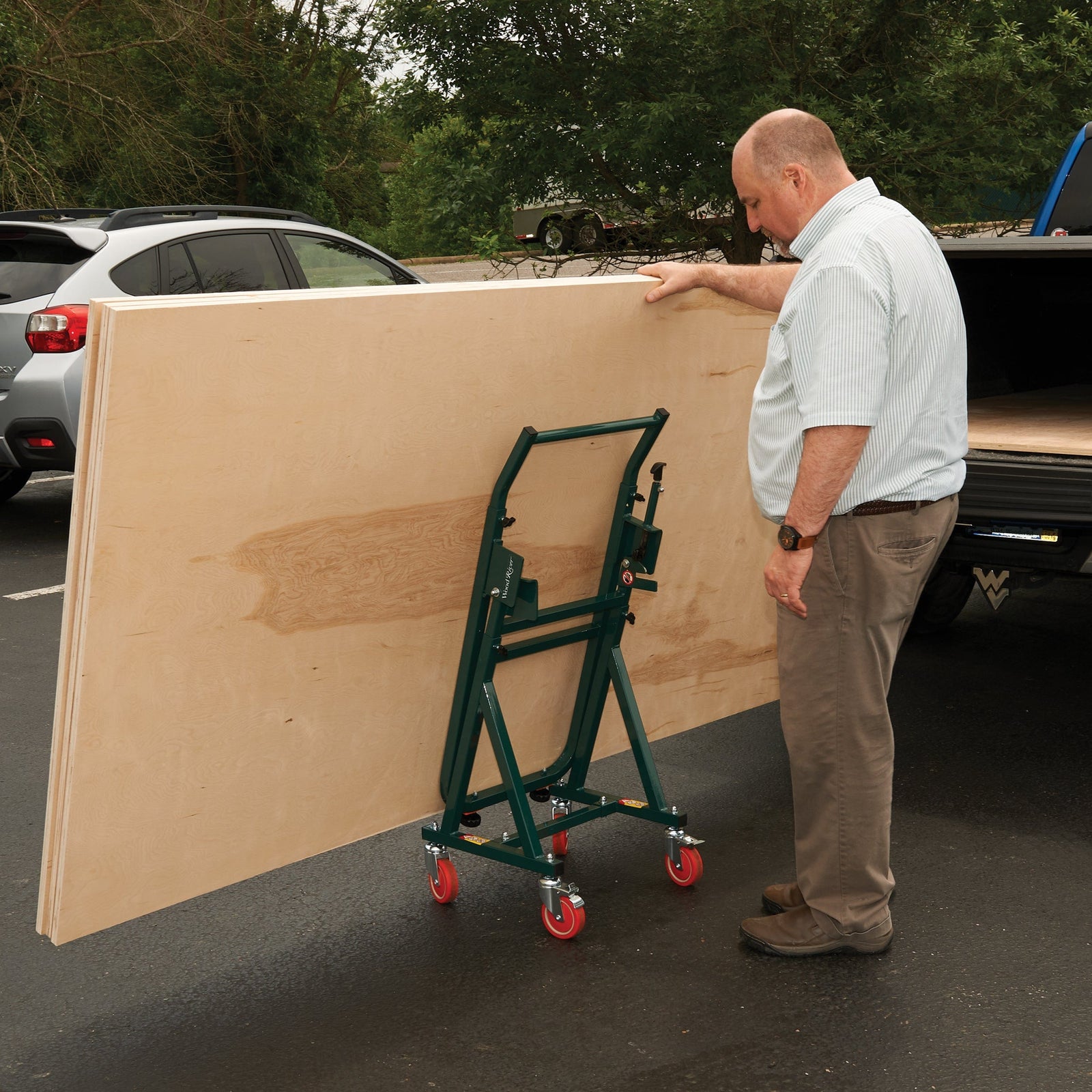 WoodRiver Deluxe Adjustable Panel Cart | Woodcraft