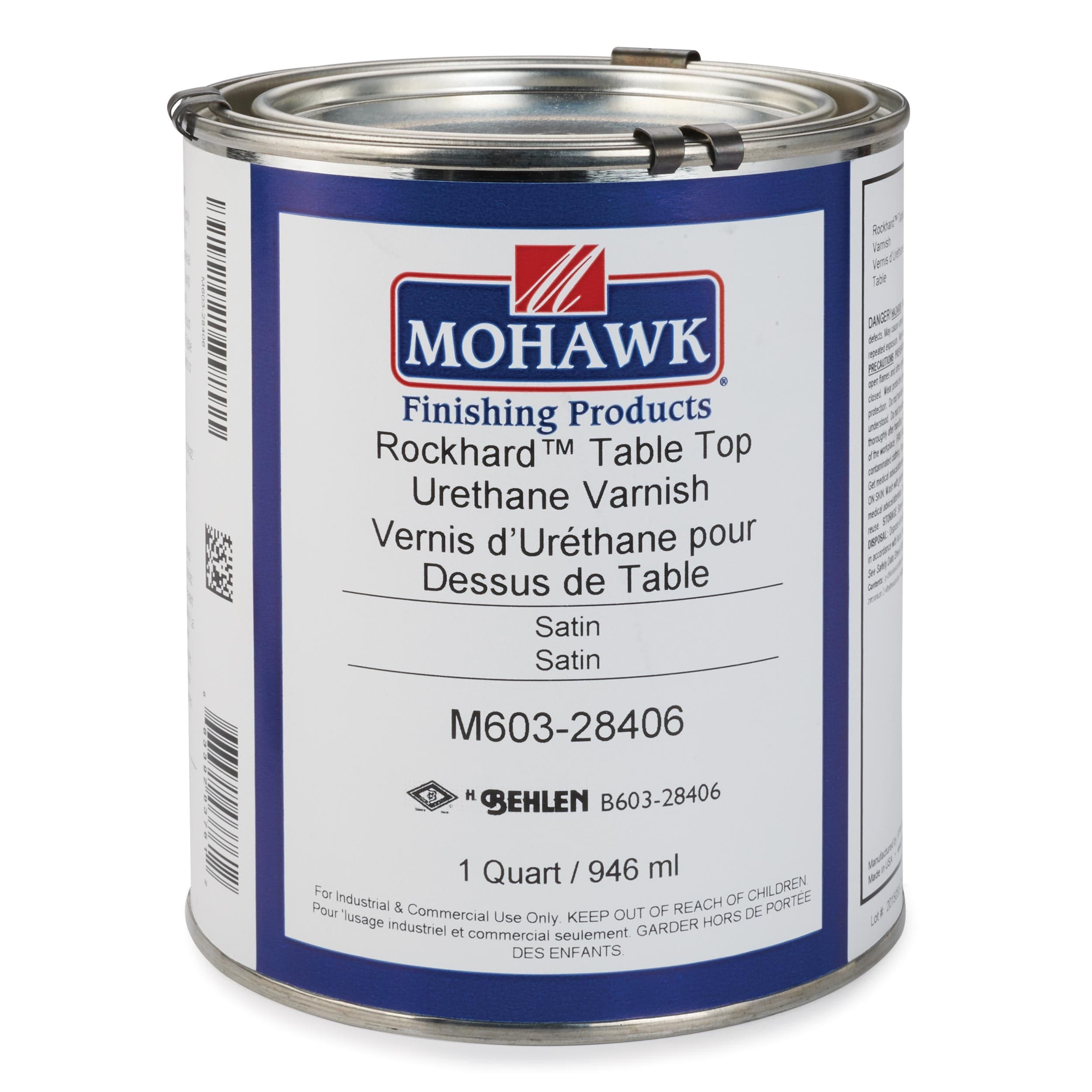 Mohawk Rockhard Table Top Urethane Varnish - Solvent Based | Woodcraft