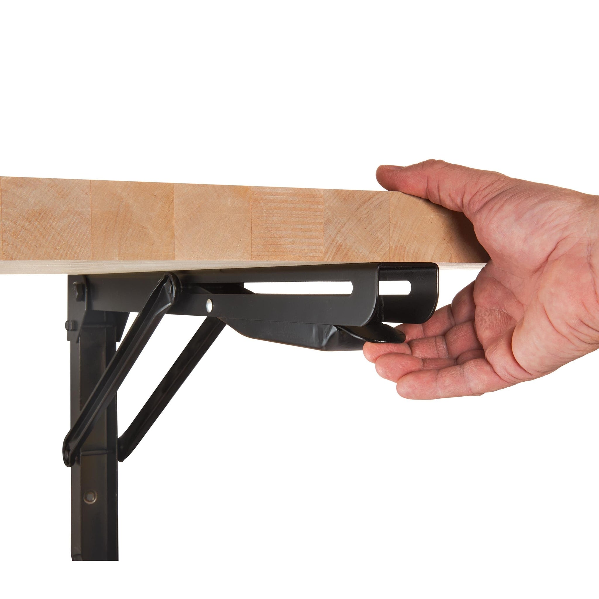 WoodRiver Folding Brackets for Wall Mounted Workbenches | Woodcraft